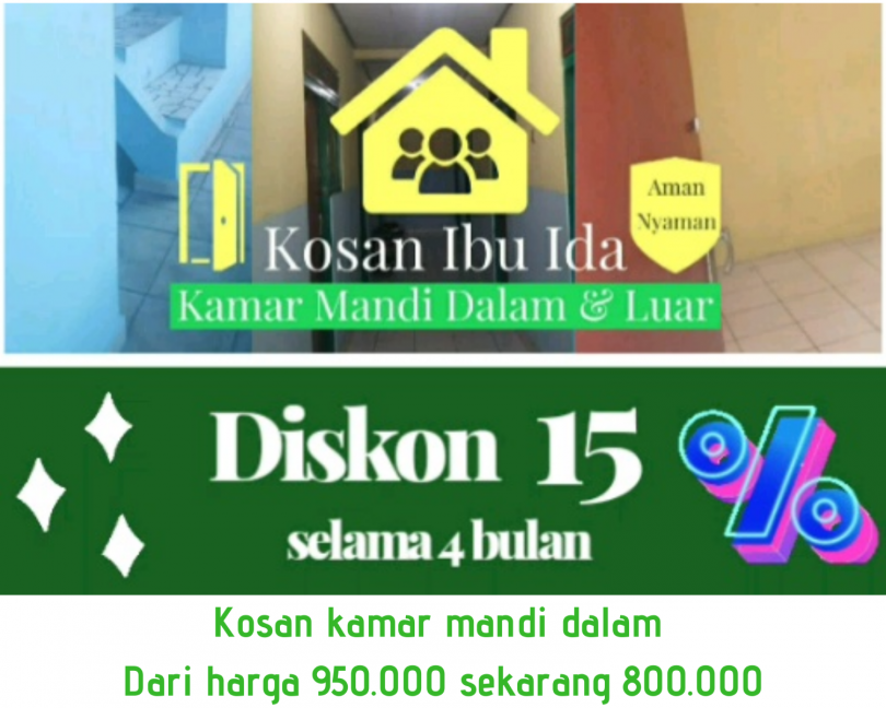 Kost ibu ida - Kost Putra Jakarta, Jakarta Selatan Murah